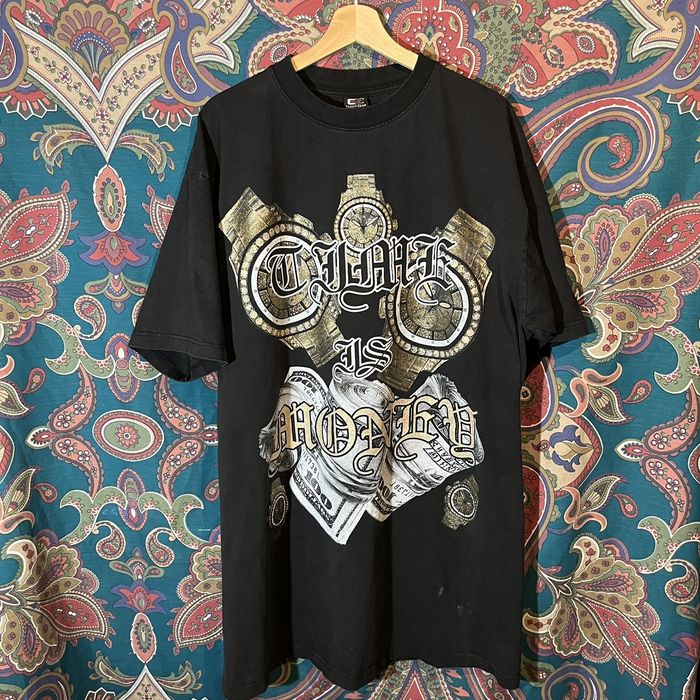 Vintage Time is Money Y2K Tee | Grailed
