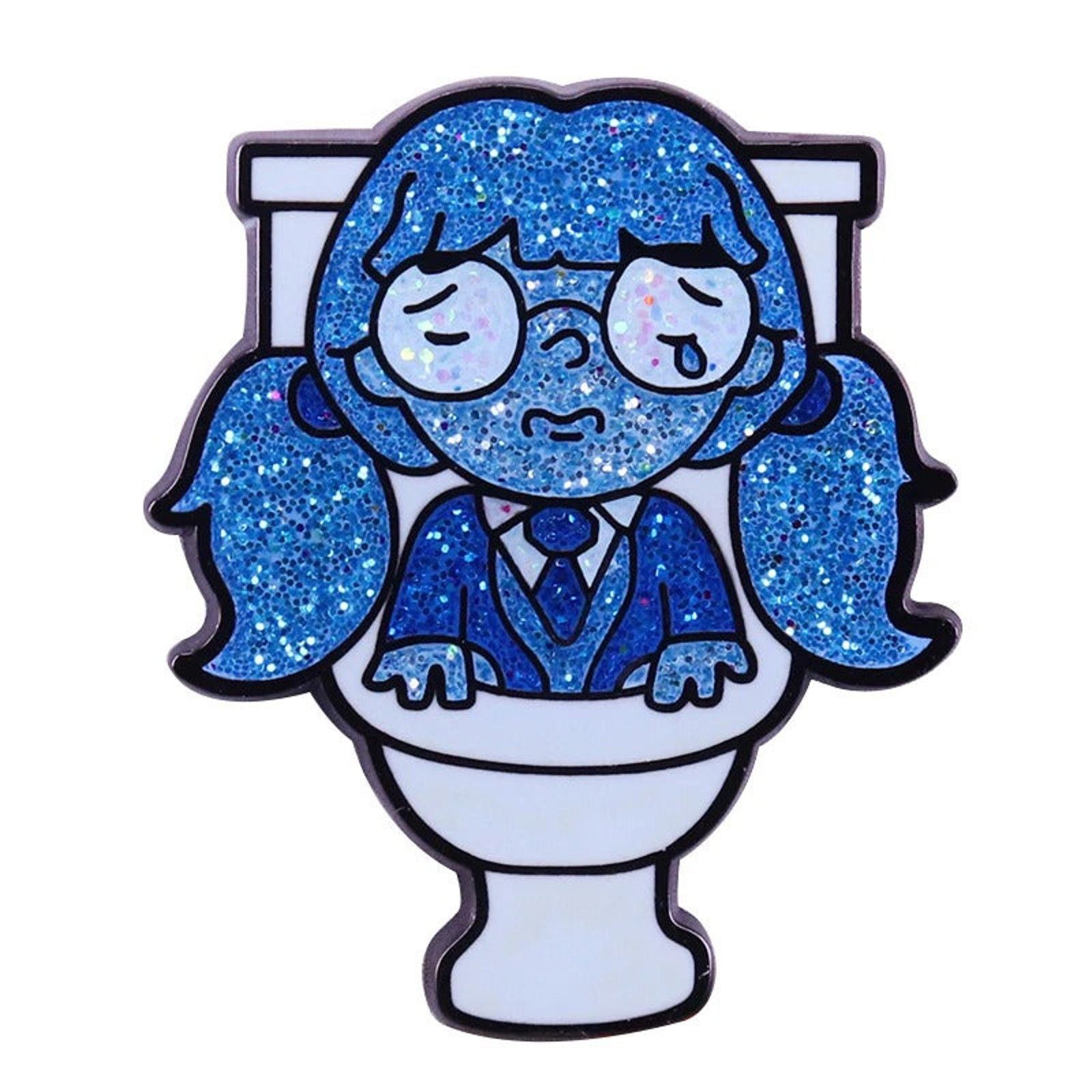 Pins Harry Potter Moaning Myrtle Ghost In Toilet Enamel Pins 212 | Grailed