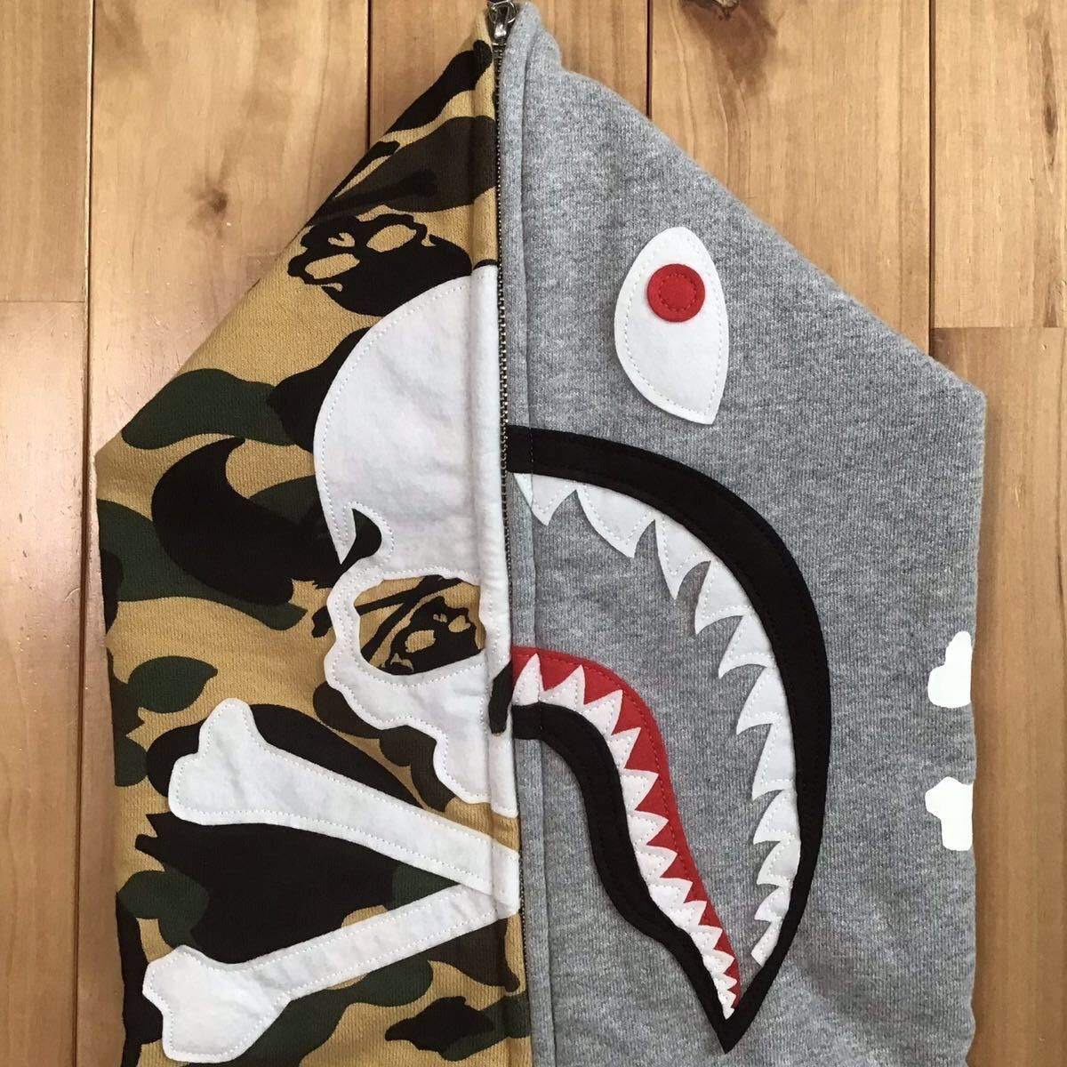 Bape × Mastermind Japan BAPE vs Mastermind Shark full zip hoodie a ...