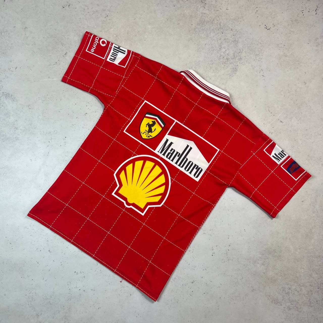 Marlboro Ferrari Michael Schumacher Marlboro Shell Polo | Grailed