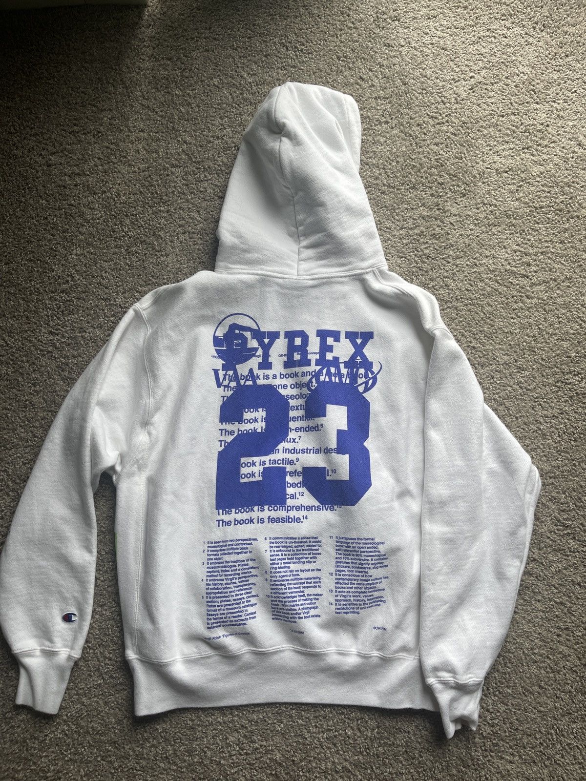 Off-White Pyrex/Off white hoodie | Grailed