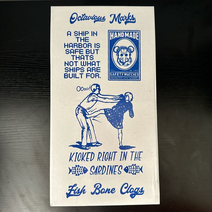 Japanese Brand OM.Newyork Octavious Marks Fish Bone Clogs | Grailed