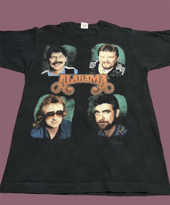 Vintage VTG 90’s Alabama Band County Music On Tour Since 1980 Shirt ...
