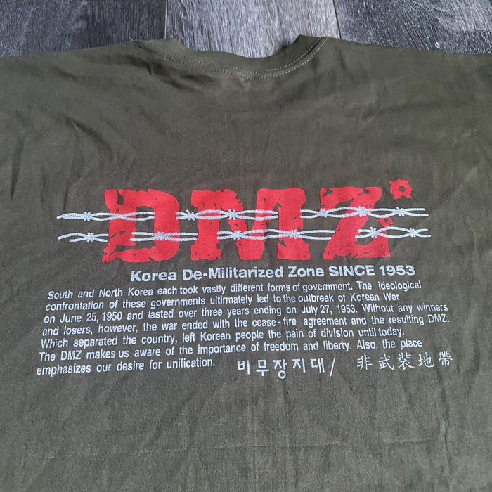 Vintage Vintage 2000s Korean Demilitarized Zone DMZ Do Not Enter Tee | Grailed