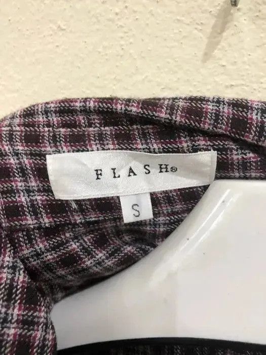 Flannel × Streetwear × Vintage Vintage Flash Plaid Tartan Flannel Shirt ...