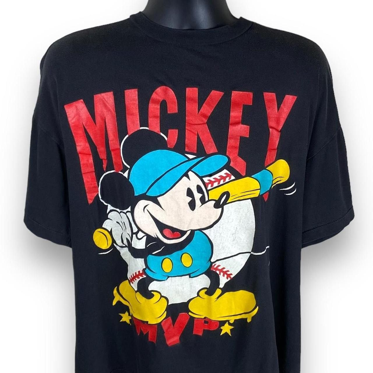 Disney × Mickey Mouse × Vintage Vintage 90s Mickey Mouse MVP Baseball ...