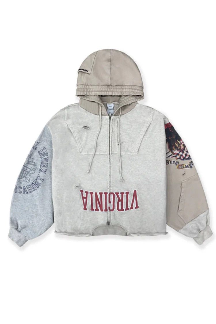 PROJECT G/R Protocol Index UPSIDE DOWN ZIP HOODIE PROJECT GR size 3 ...