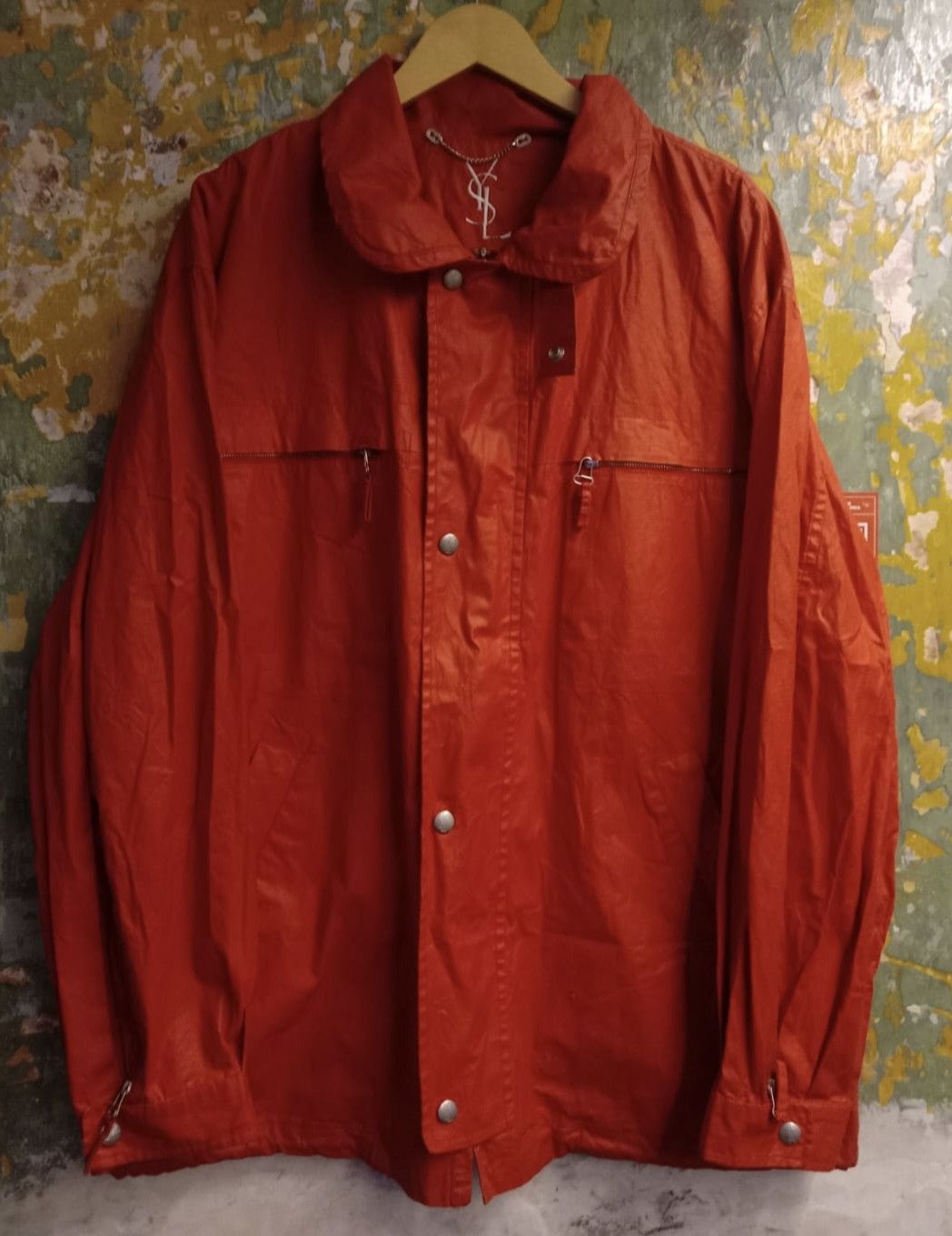 Vintage Yves Saint Laurent Red Jacket | Grailed
