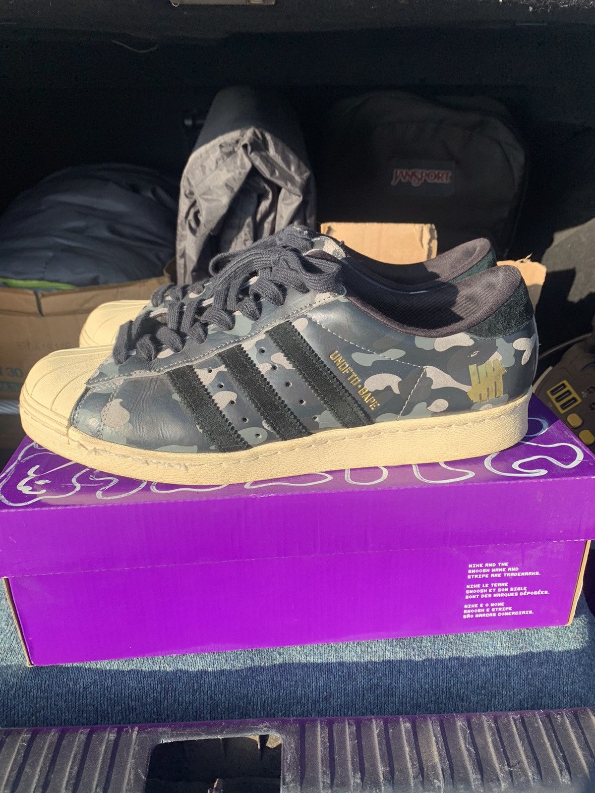 Adidas BAPE x Undefeated x Adidas Superstars | Grailed