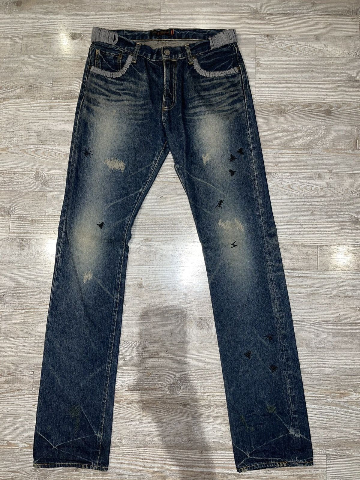 Undercover Undercover AW06 Bug Denim Jeans | Grailed