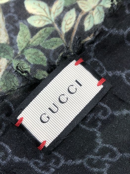 Gucci Gucci tian print Tropical Jungle silk Floral | Grailed