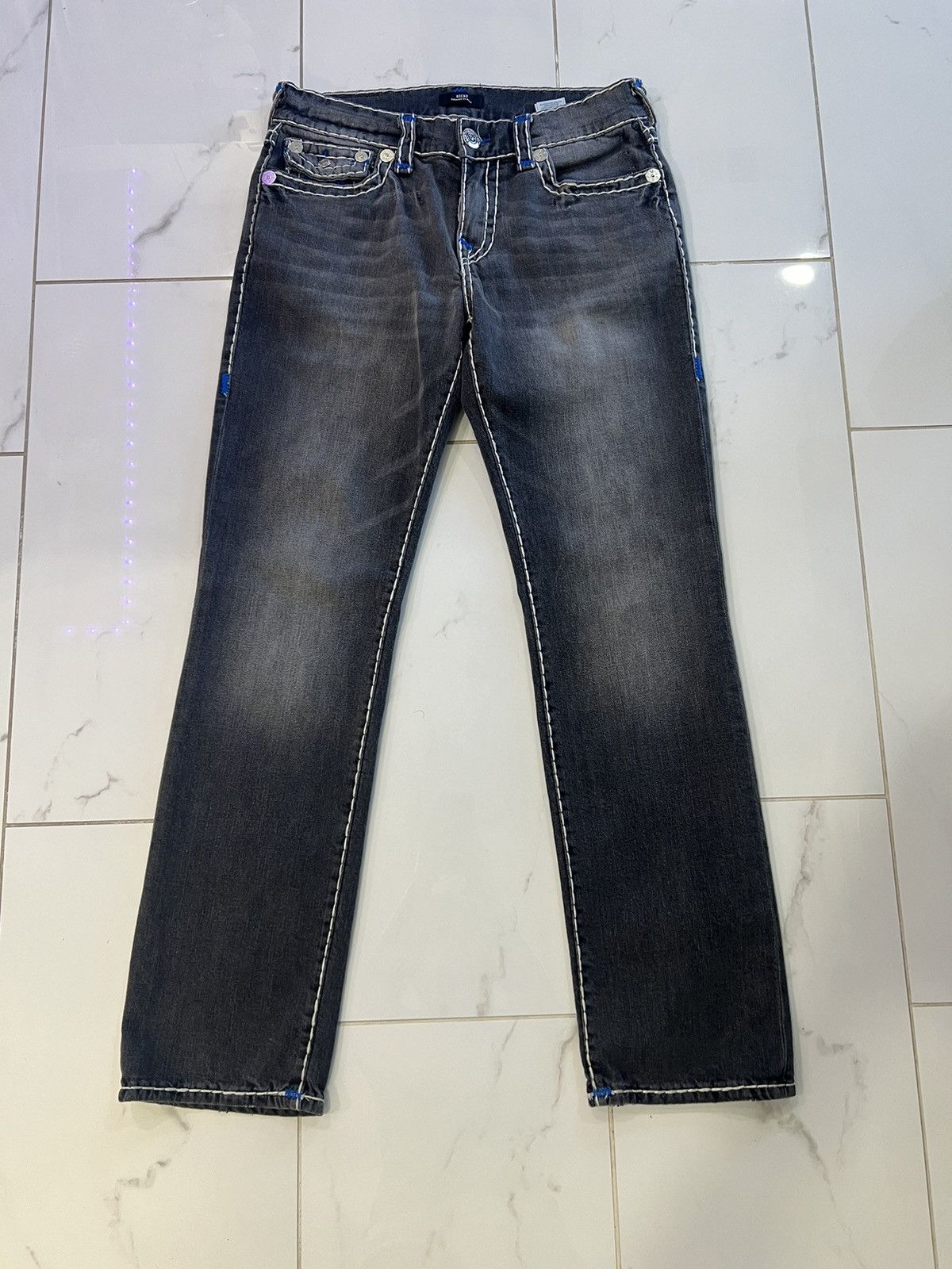 True Religion true religion-super stitch-ricky-relaxed straight | Grailed