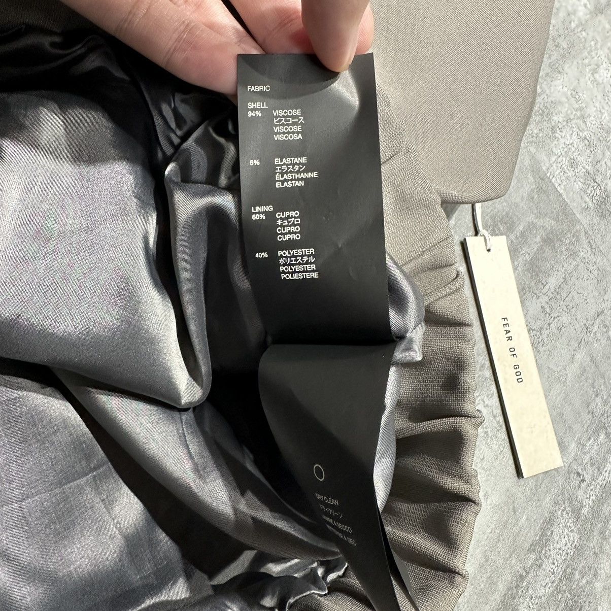 Fear of God Fear of God Eternal Viscose Tricot Crewneck Fear of God Fear of God Eternal Viscose Tricot Crewneck