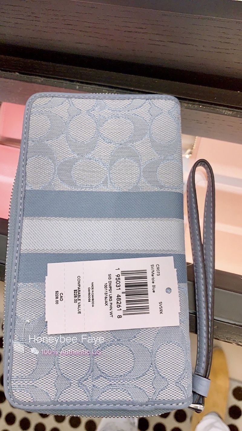 Coach Dempsey Large Phone Wallet In Signature Jacquard C9073 | Grailed