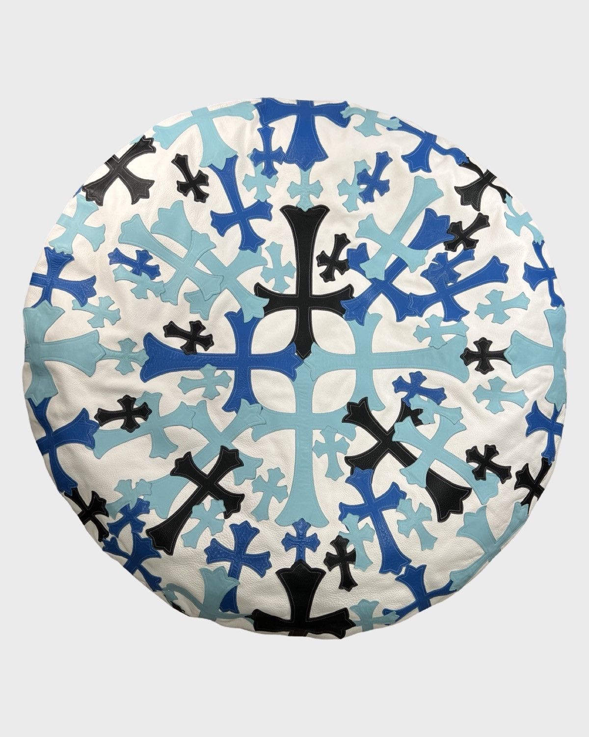 Chrome Hearts CHROME HEARTS SPECIAL ORDER LEATHER CROSS PATCHED BEAN ...