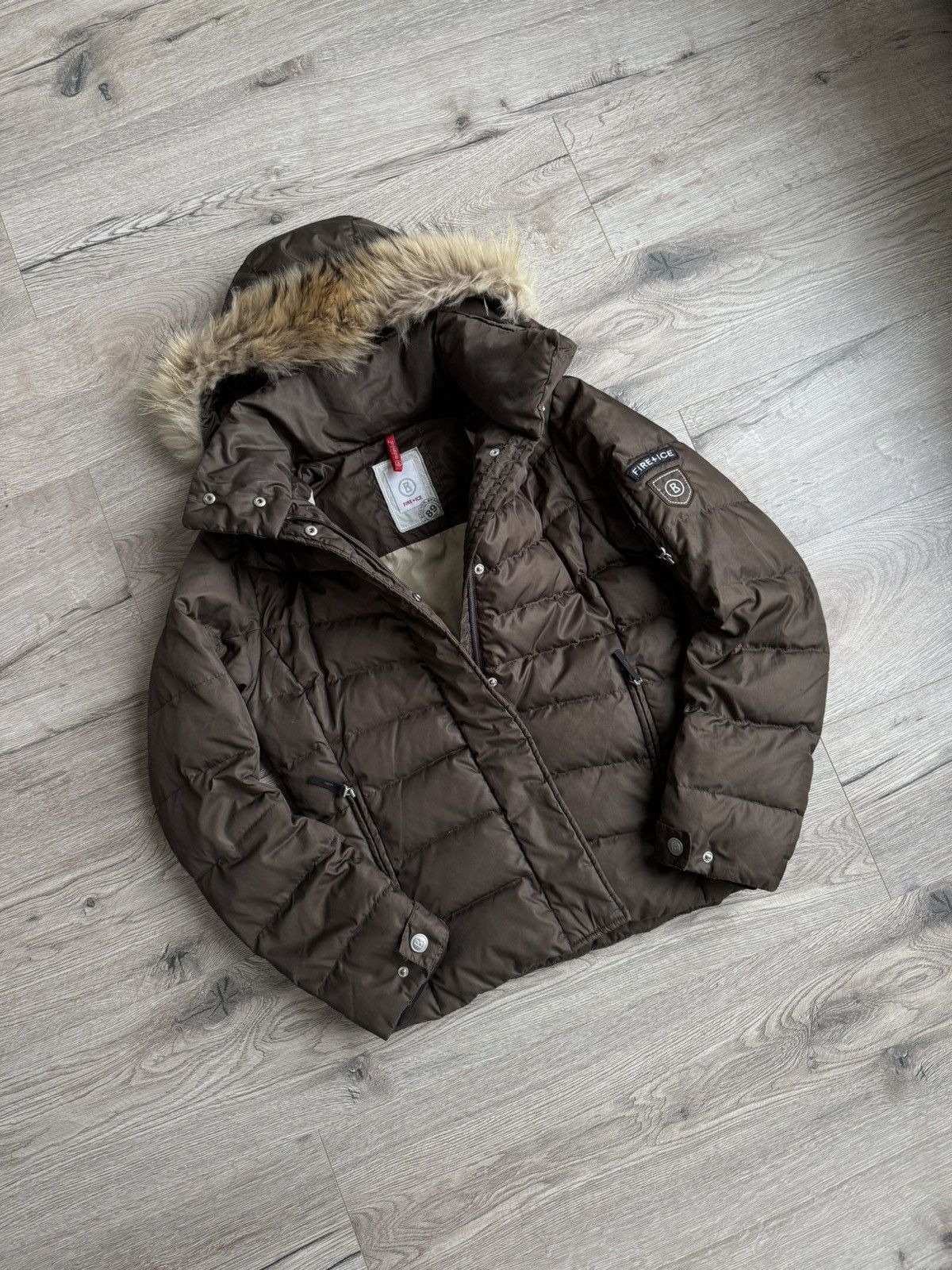Bogner × Outdoor Life × Ski Bogner Fire Ice Down Puffer Jacket Faux Fur ...
