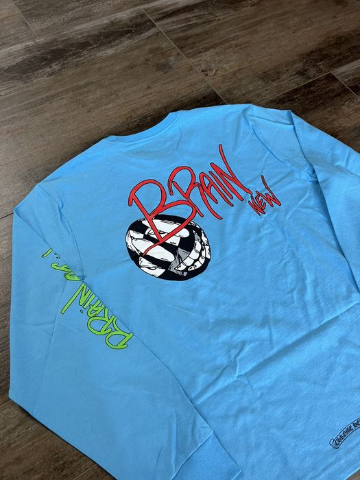 Chrome Hearts Chrome Hearts Matty Boy Brain longsleeve blue | Grailed