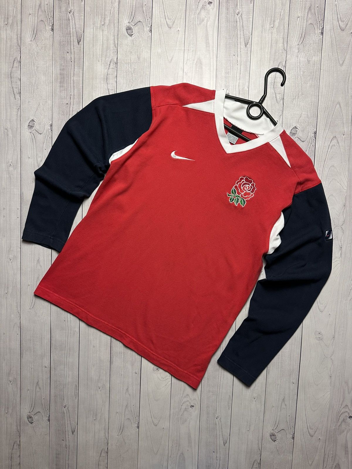 Nike Vintage Nike England rugby jersey red size M | Grailed