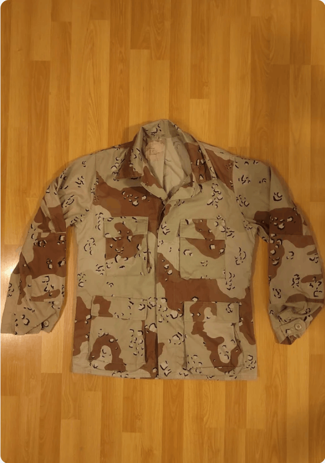 Military *NEW!* US ARMY DBDU Gulf war combat blouse | Grailed