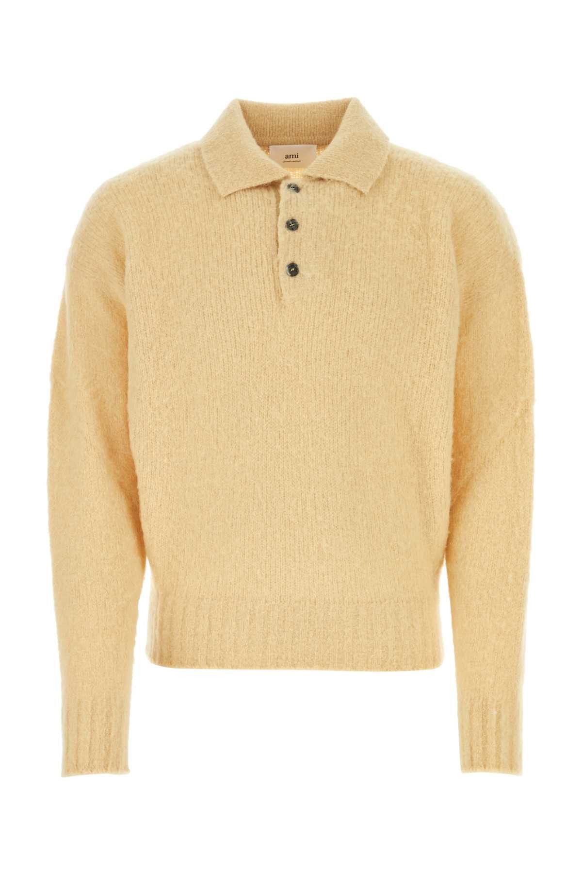 AMI Pastel Orange Alpaca Blend Sweater | Grailed