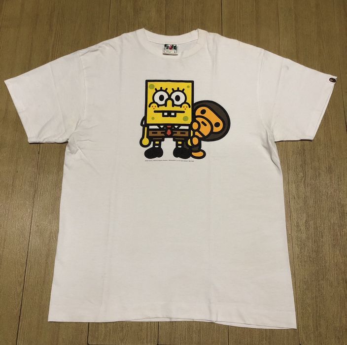 Bape Bape x SpongeBob SquarePants Bob Milo Tee | Grailed