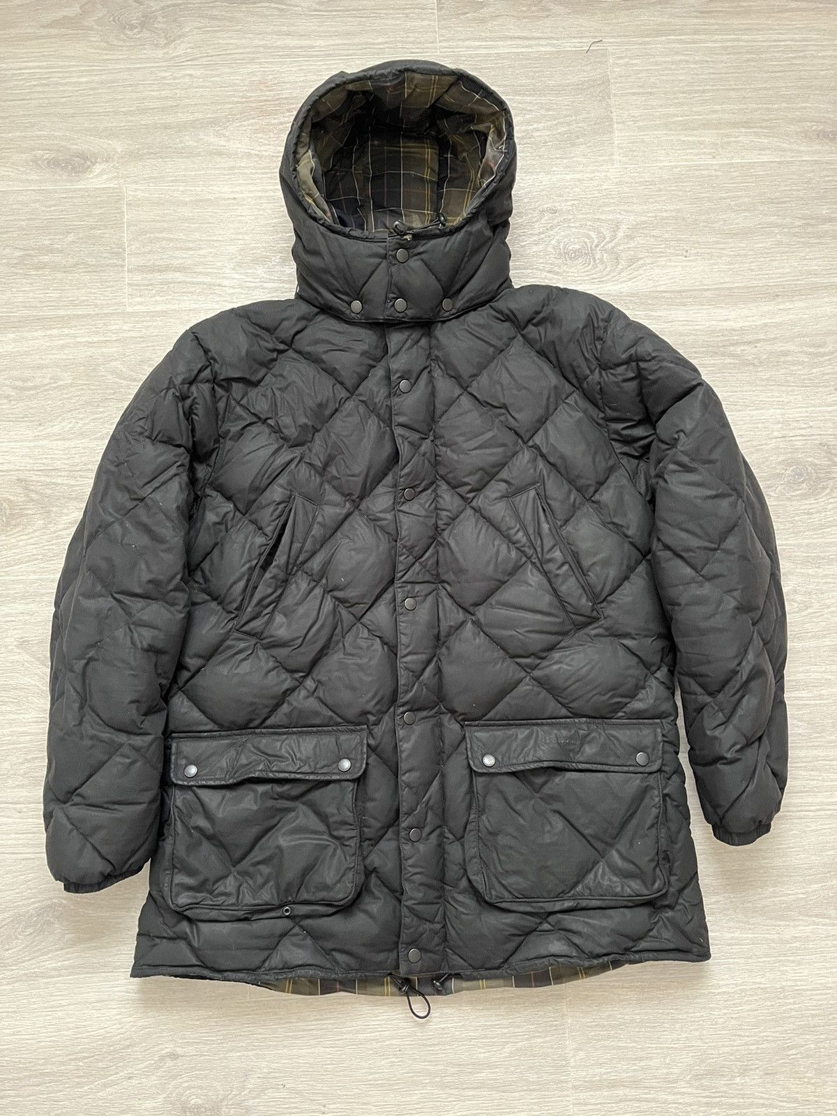 Barbour × Vintage Barbour Down Wax Jacket | Grailed
