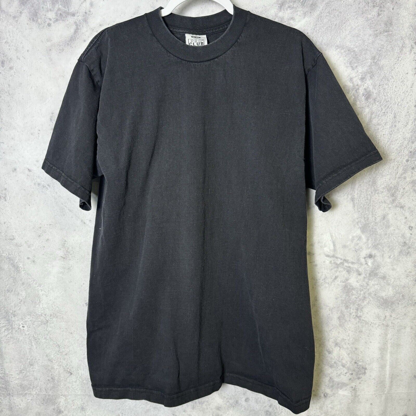 Blank × Vintage Vintage Pro Club Blank T Shirt Mens L Tall Solid Black ...