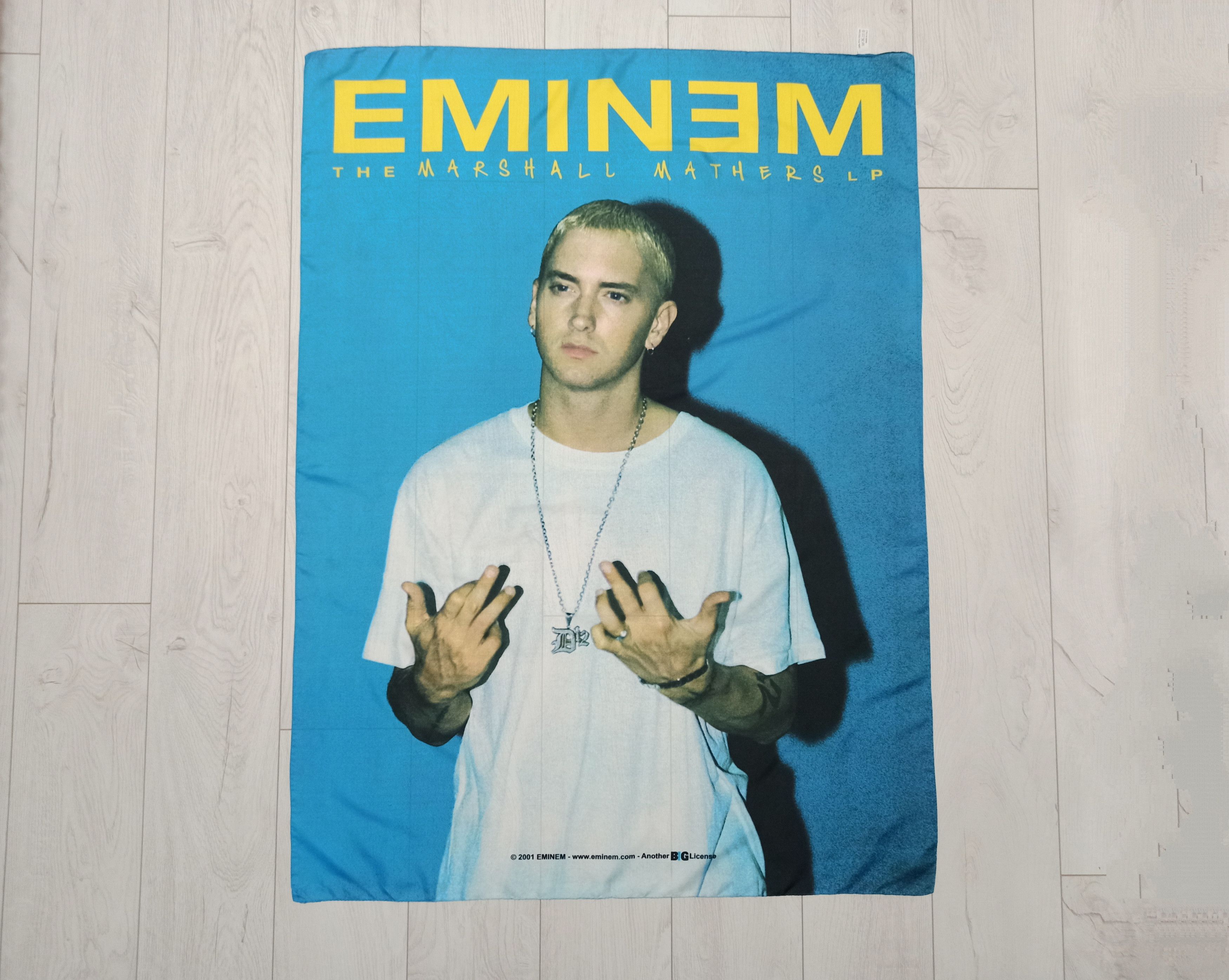 Vintage Vintage Rare 2001 Eminem Marshall Mathers LP Wall Tapestry ...