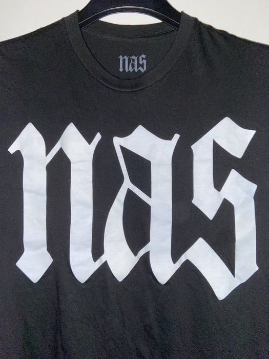 Nas Nas Official Merch Tee S 1/1 UNI Nasir bin Olu Dara Jones | Grailed