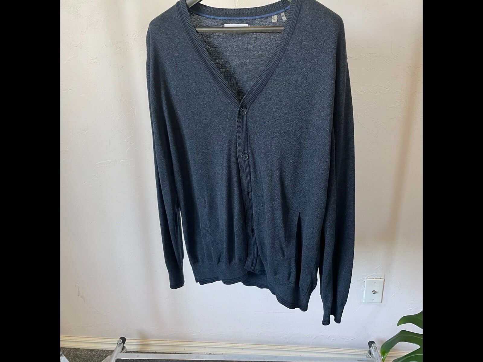 Alex Cannon Alex Cannon Large Black Button Up Sweater | Grailed