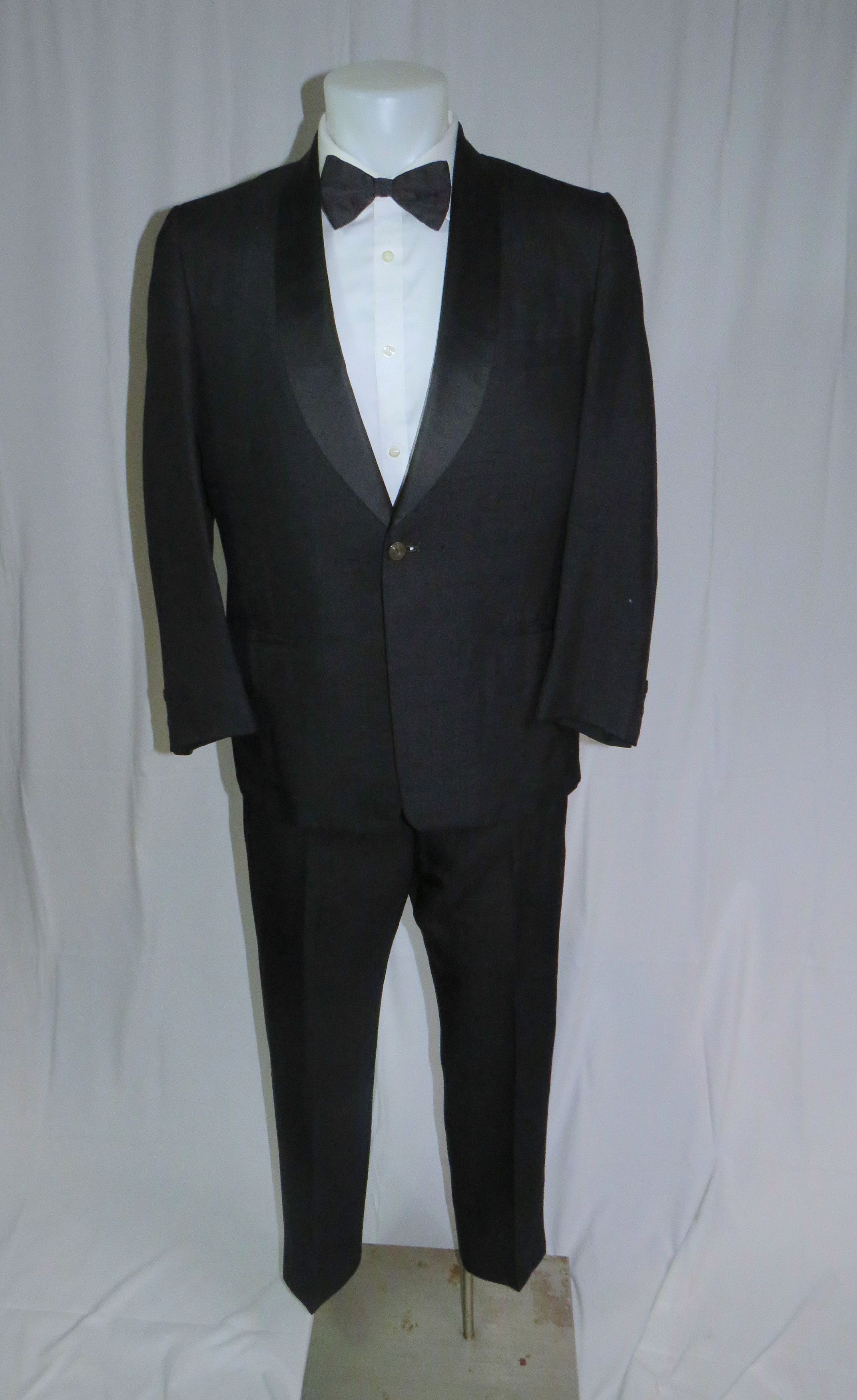 Other Rogers Peet Vintage Matka Silk Black One Button Tuxedo 38S | Grailed
