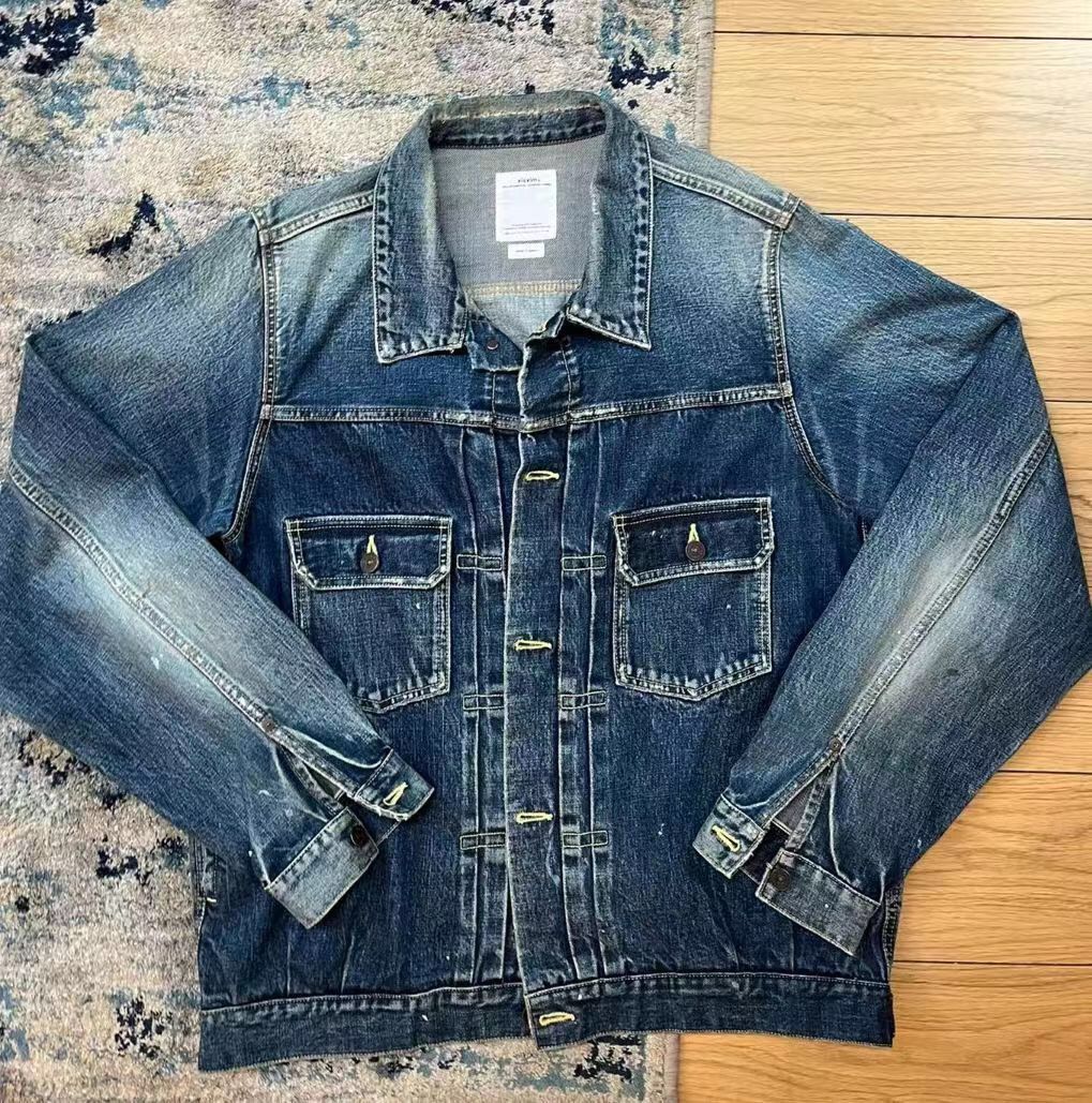 Visvim Visvim 18AW 101 splash ink heavy wash destruction to make | Grailed