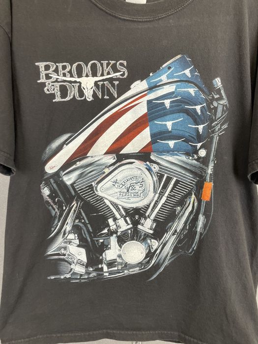 Vintage 90s Asphalt Cowboys Brooks and dunn Harley Davidson shirt | Grailed