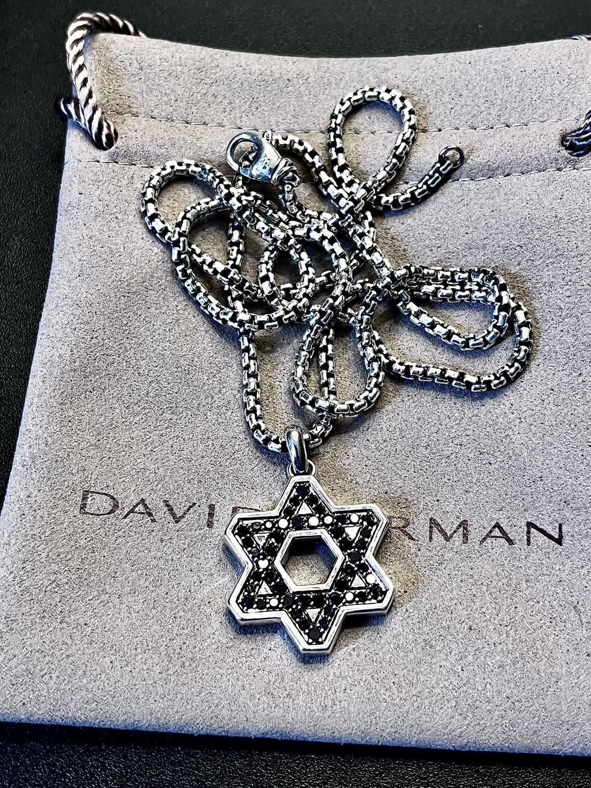 David Yurman David Yurman Pave Diamond Star Of David w Chain | Grailed
