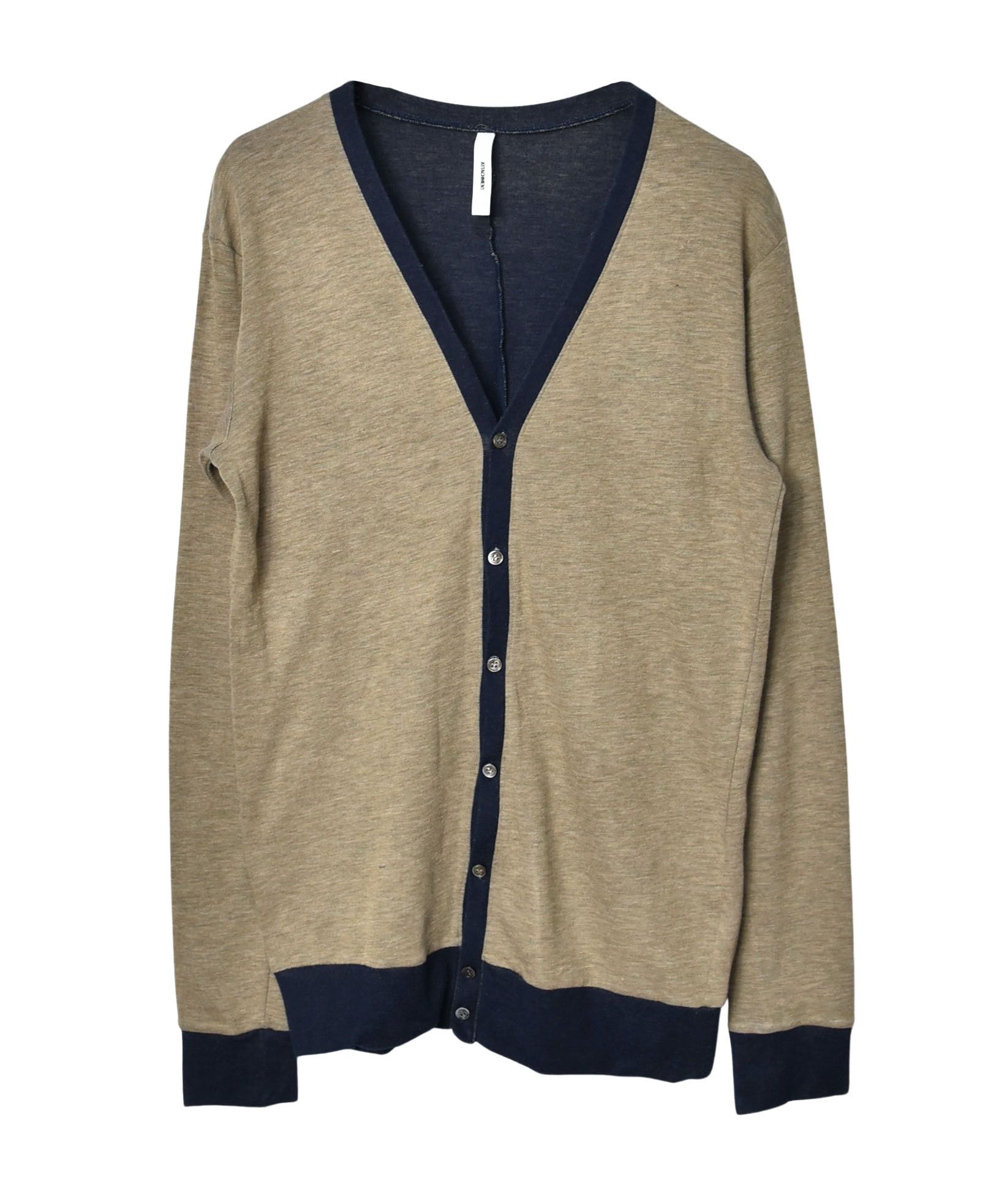 Attachment × Kazuyuki Kumagai Attachment plain cotton cardigan 26738 ...