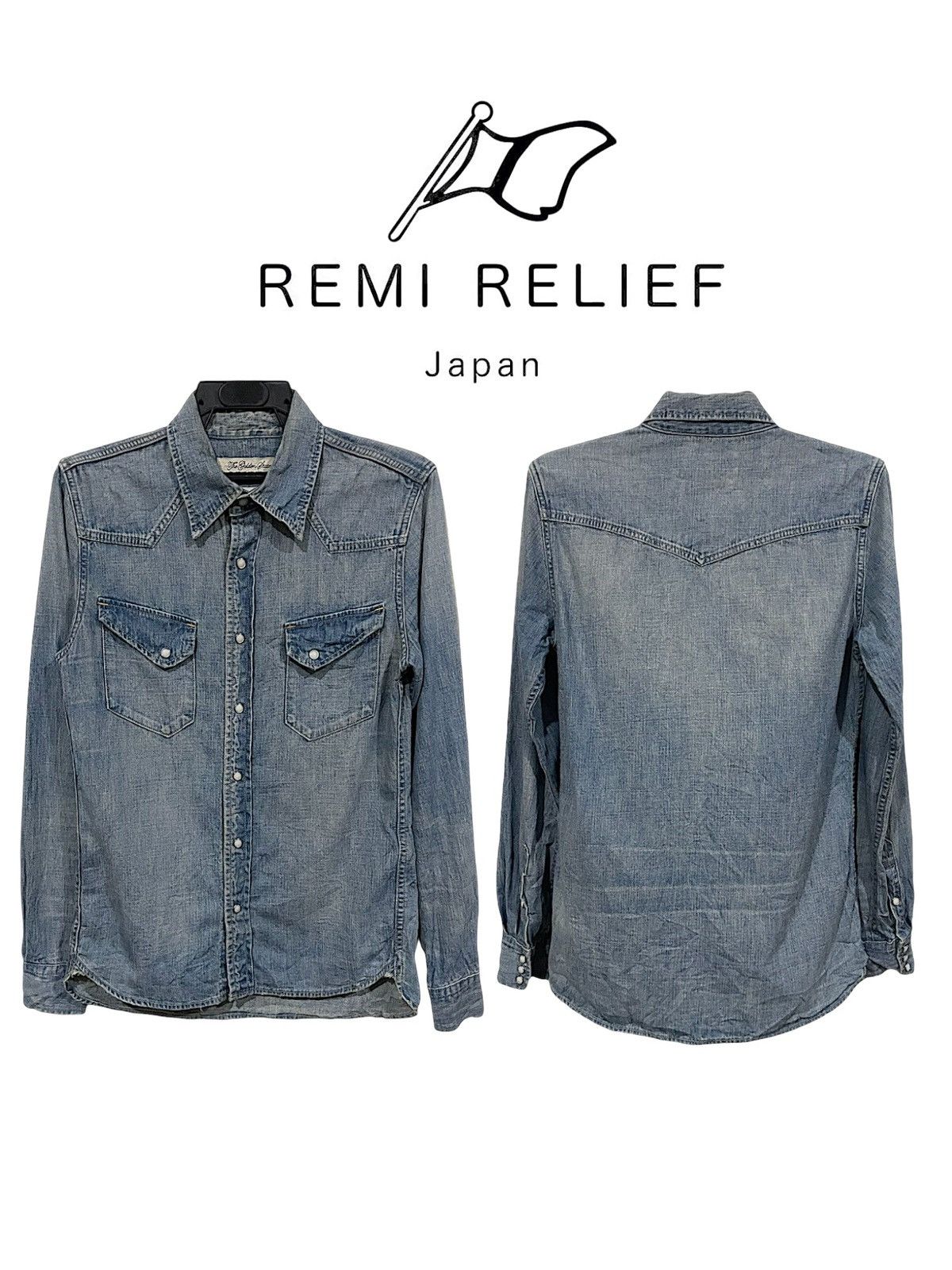 Designer × Remi Relief Remi Relief Japan The Golden State Denim Snap ...