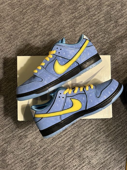 Nike Nike sb dunk low Power-Puff Blue | Grailed