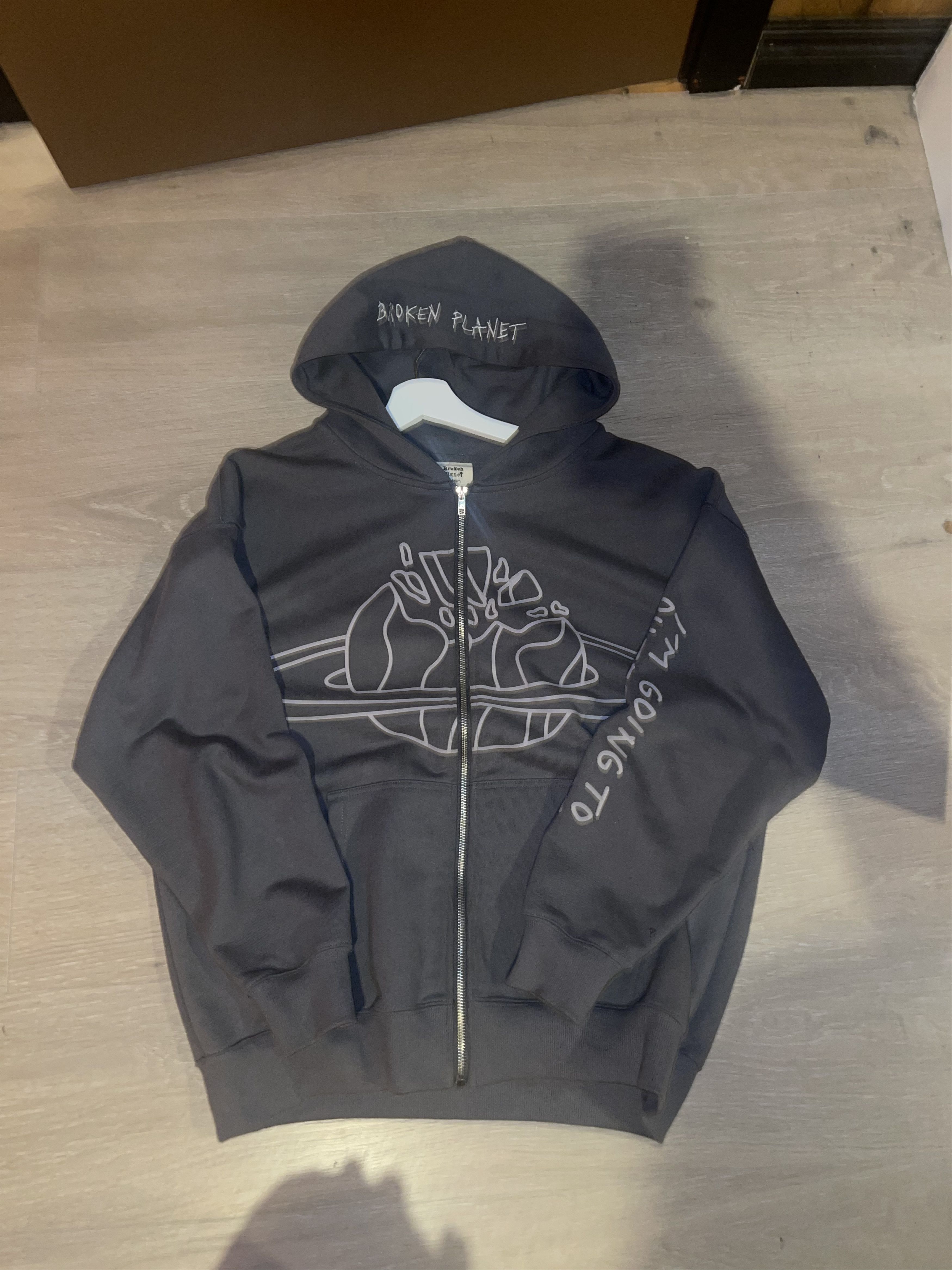 Broken Planet BROKEN PLANET ZIP THROUGH HOODIE | Grailed