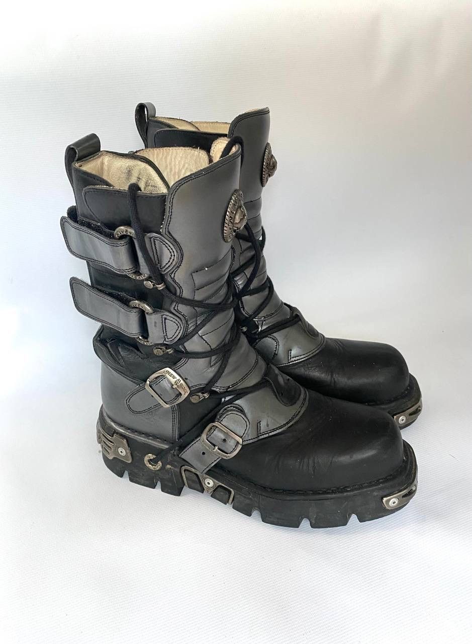 Avant Garde × New Rock × Vintage Vintage New Rock leather boots | Grailed