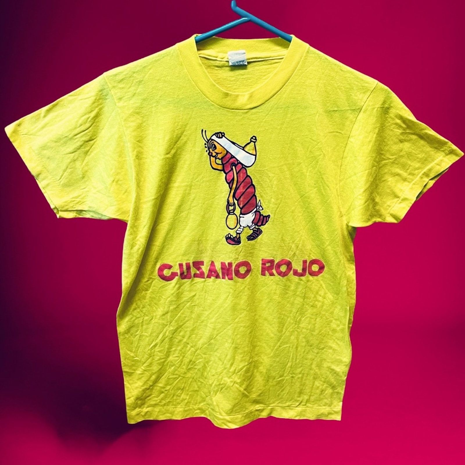 Screen Stars 1980's Cusano Rojo shirt I Ate the Worm Screen Stars Tag ...