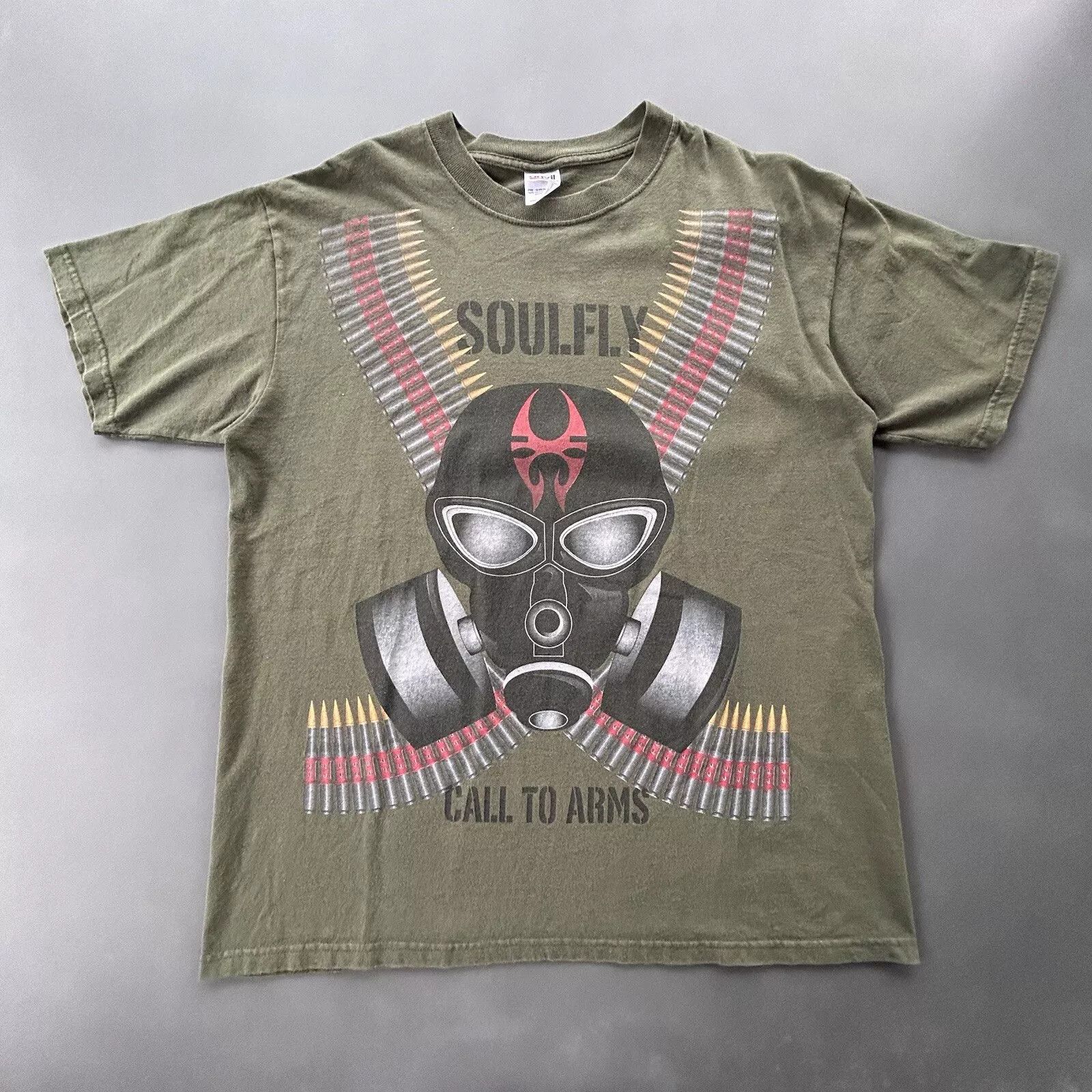 Anvil VTG 2003 Soulfly Call To Arms Concert Band T-Shirt | Grailed