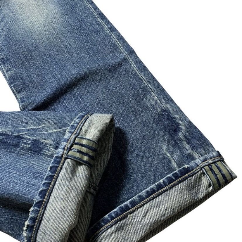 Adidas DIESEL ADIDAS DISTRESSED FADED JEANS | Grailed