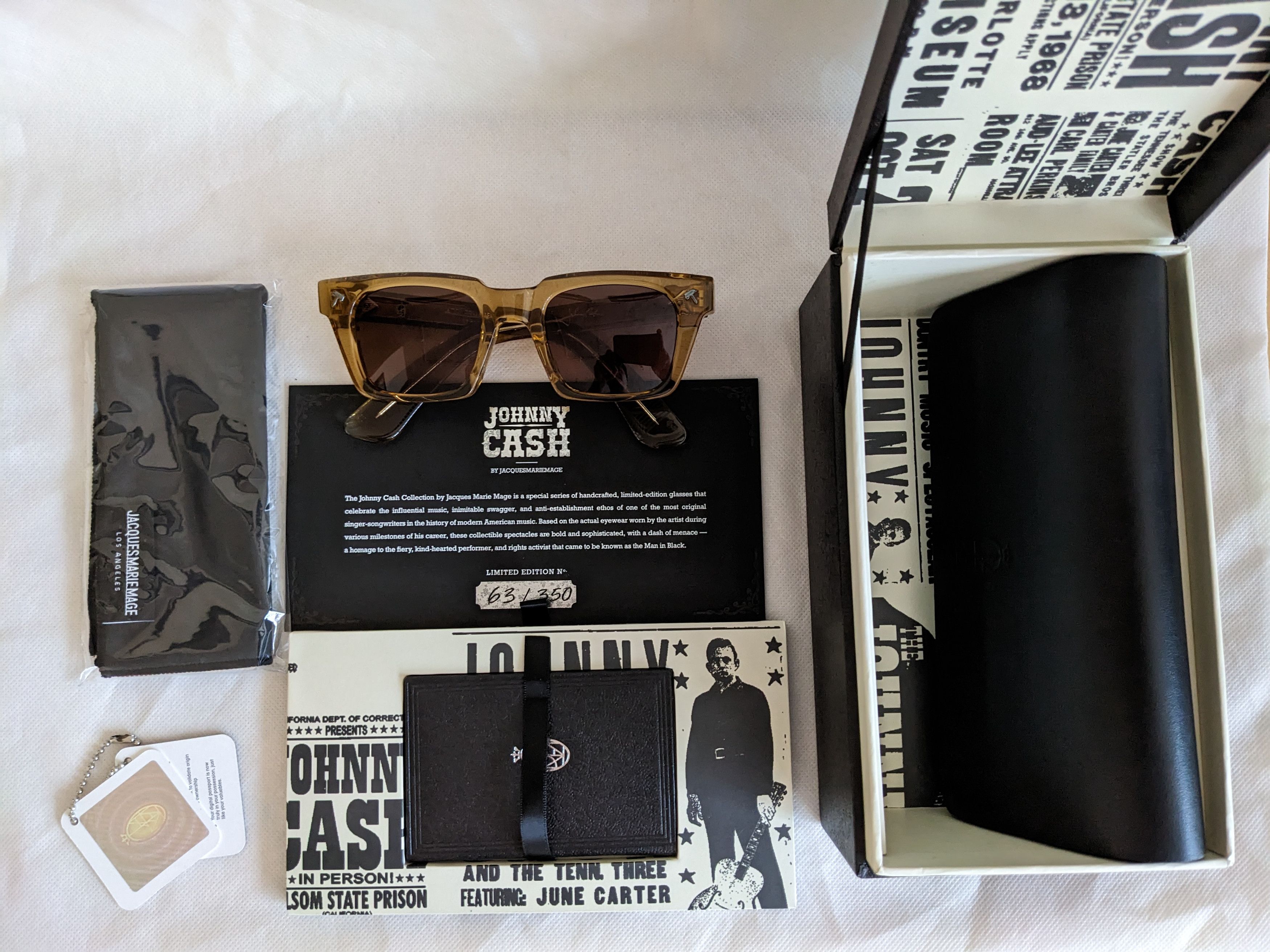 Jacques Marie Mage Authentic Quentin Ocre Johnny Cash Sunglasses Japan ...