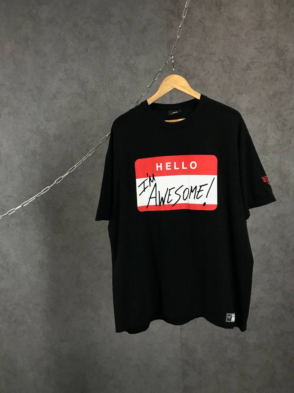 Wwe × Wwf Hello I’m Awesome WWE WWF wrestling tee | Grailed