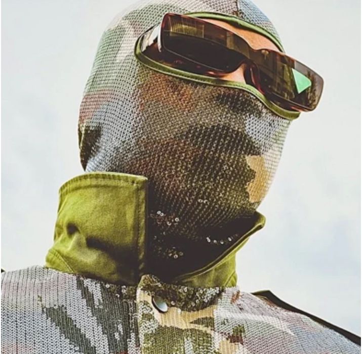 Adidas Ivy Park Camo Sequin Balaclava | Grailed