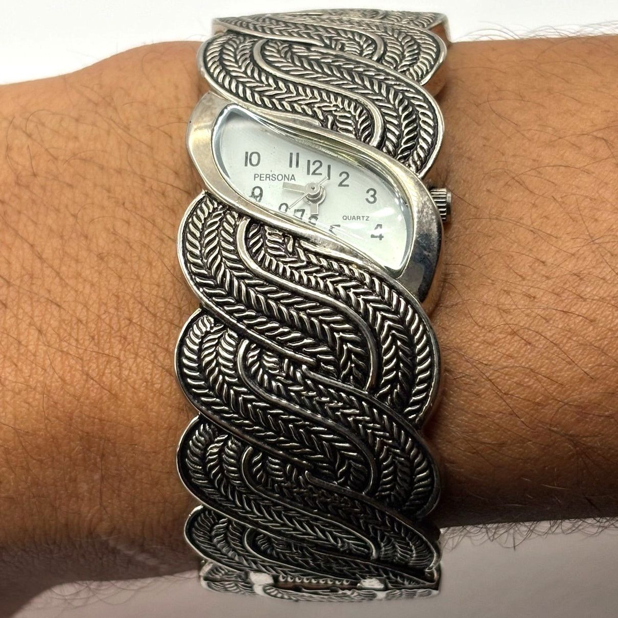 Other Stunning Silver Persona Cuff Watch | Grailed