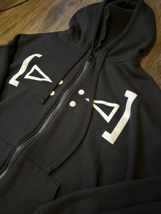 Playboi Carti Ken Carson A Great Chaos Gimp Face Hoodie Black | Grailed