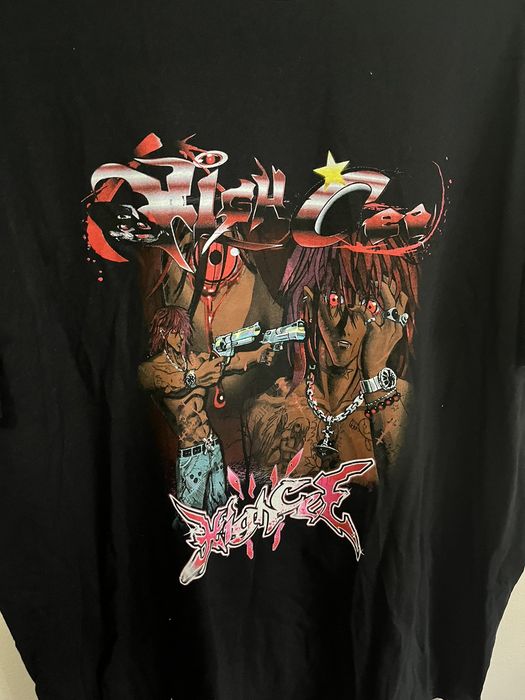 Sad Boys Hi-C RCB Vamp Boi Clique Tour Anime T-Shirt Black | XL | Grailed