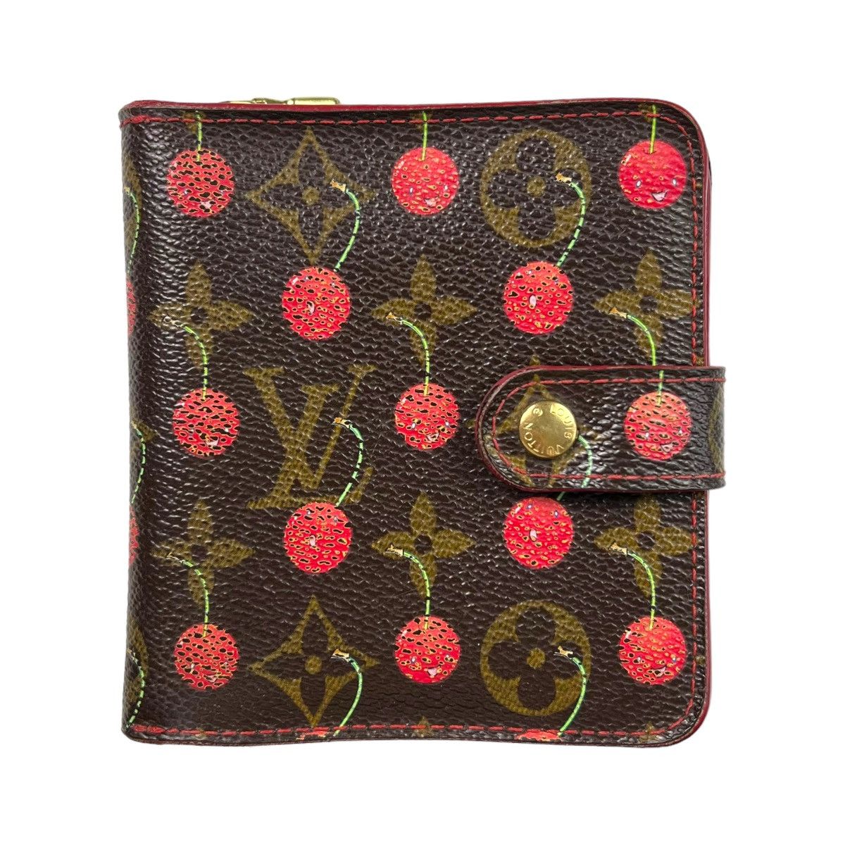 Louis Vuitton × Takashi Murakami Louis Vuitton Cherry Monogram Zipper ...