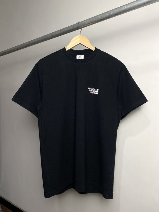 Vetements Vetements Limited Edition Black Logo Tee | Grailed